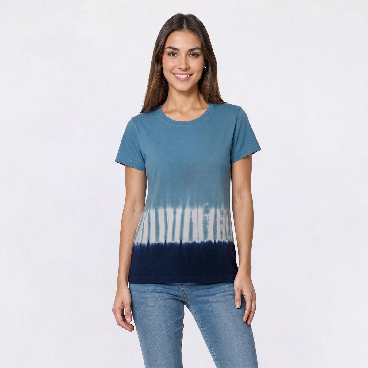 Click here for Womens Mountain Ridge Short Sleeve Tie Dye Border... prices